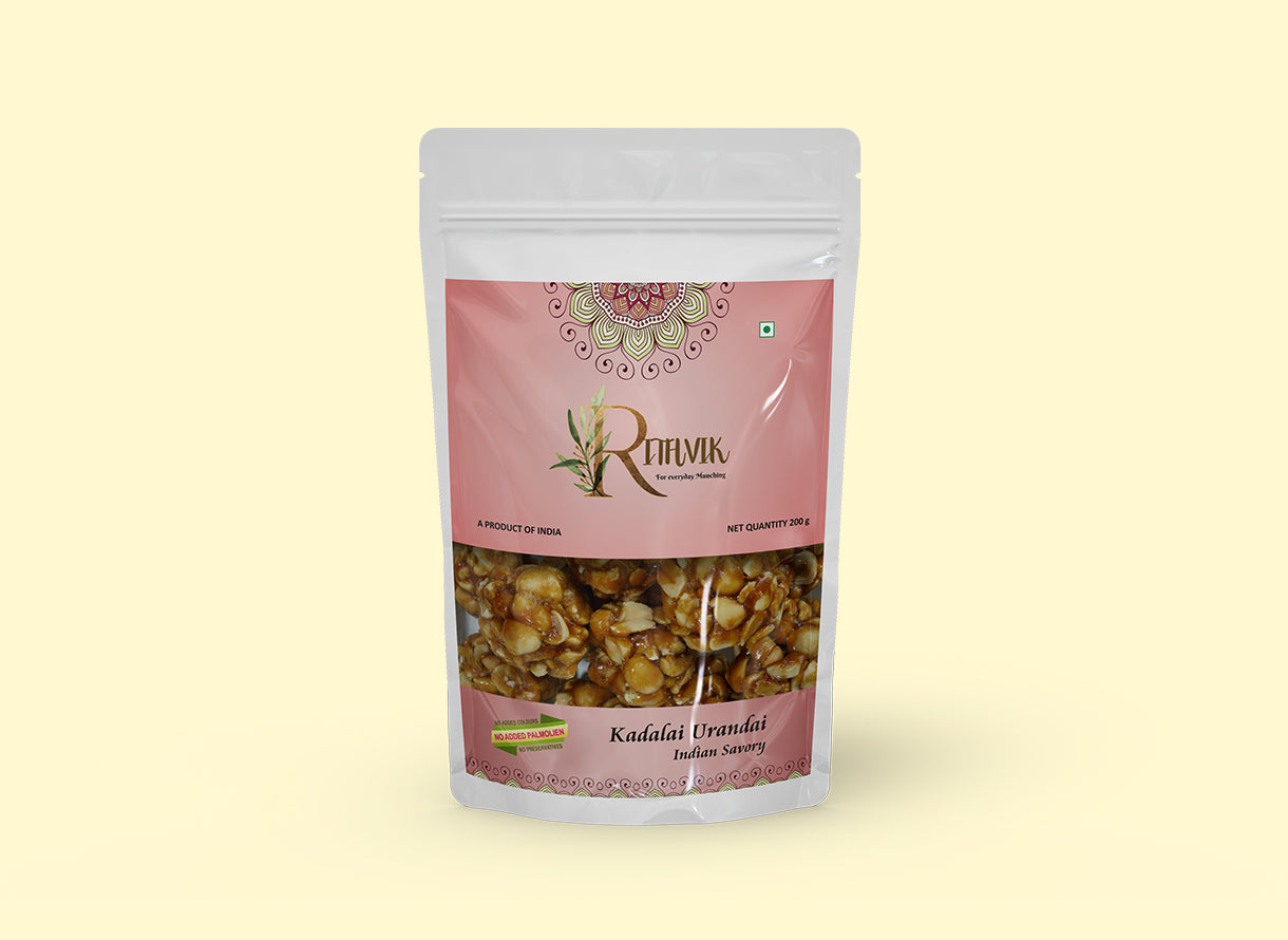 Kadalai Urundai 200gms – Rithvik Foods